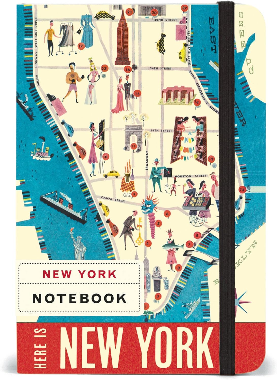New York City Map Large Notebook – Sterling Place